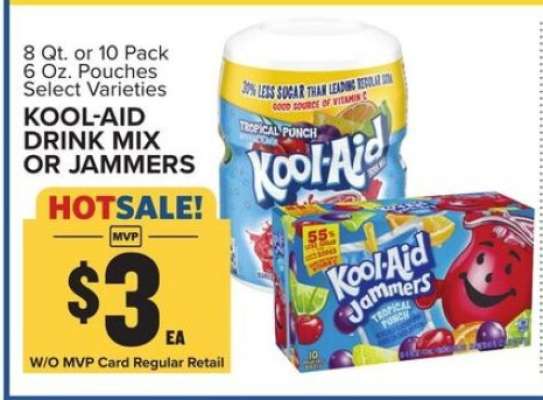KOOL-AID on sale • Starting at ️ $3.00